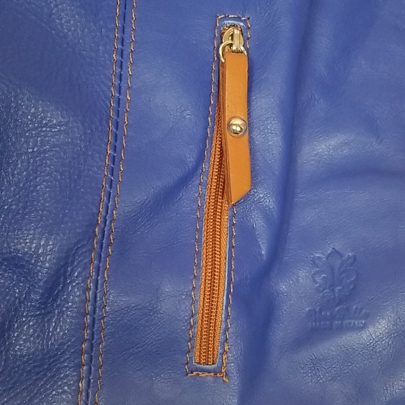 Vera Pelle | Bags | Genuine Italian Leather Crossbody Messenger Bag ...